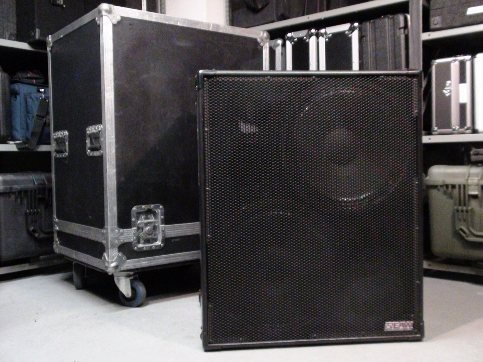 EAW SB-250 Dual 15" Subwoofer, Tested, Working, Good condition, w/Road ...