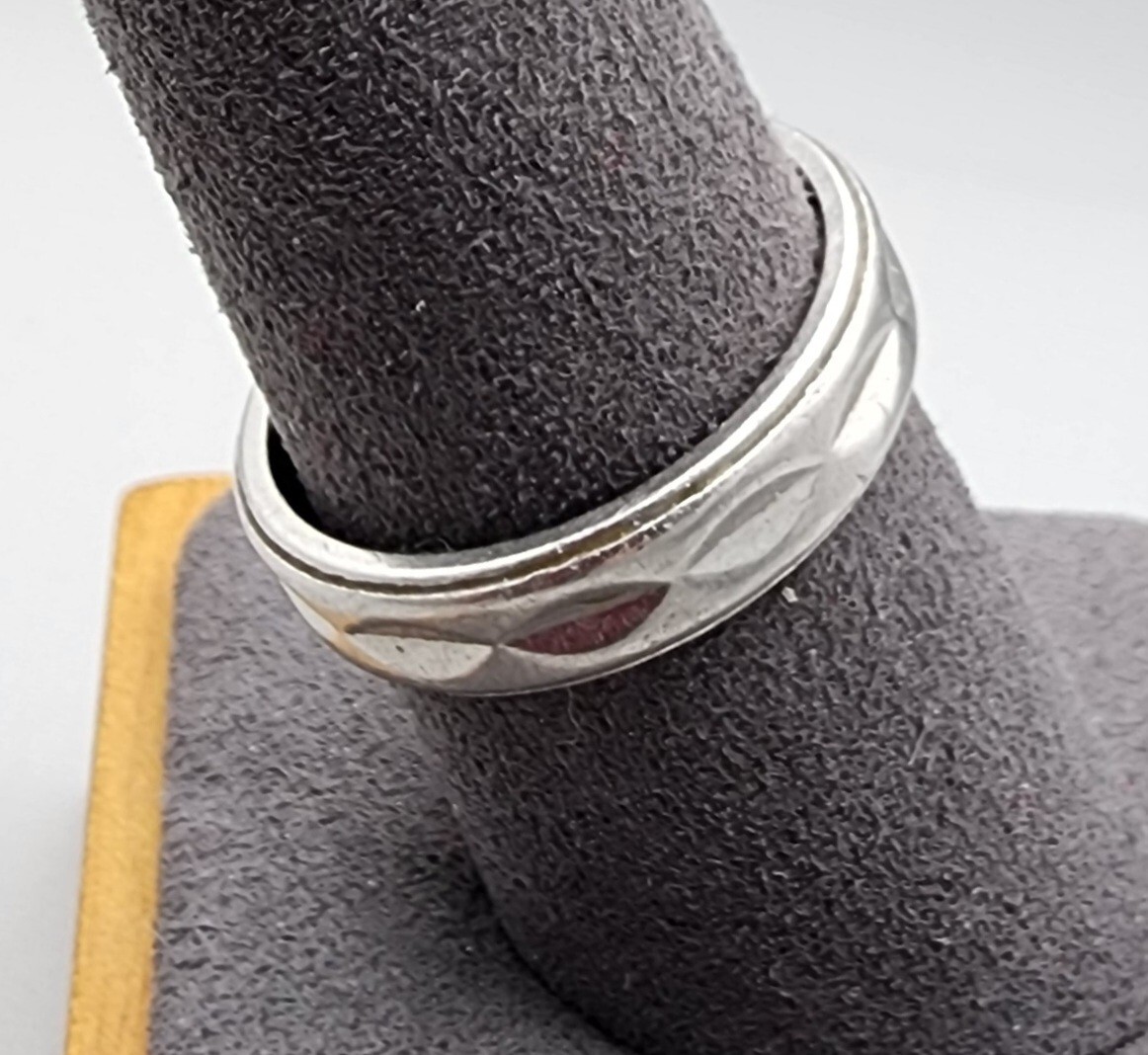 900 Pt Platinum 100 Ir Iridium Comfort 2mm Wedding Band Sz 7.5 Ring Pt ...