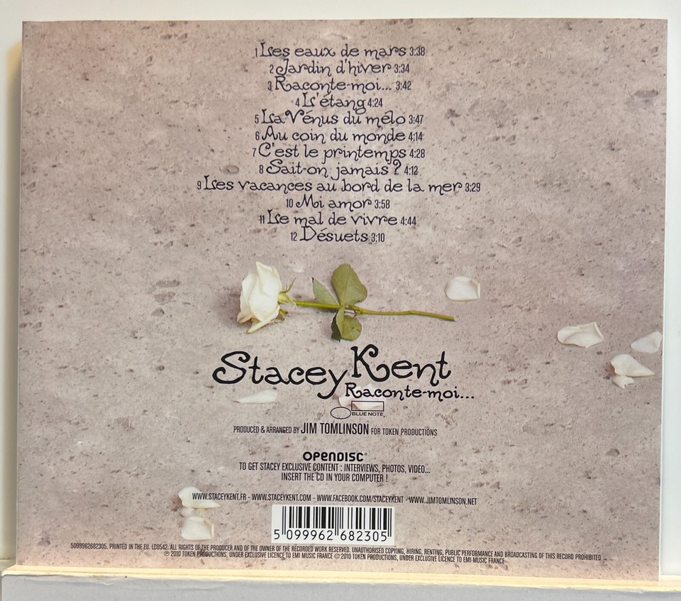 Stacey Kent : Raconte-Moi... (CD 2010 Enhanced EMI) *Rare* *Very Good ...