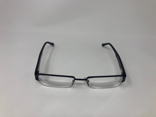 JOE Eyeglasses Frame JOE4035 001 Half Rimless 51-18-135 Black Polished ...