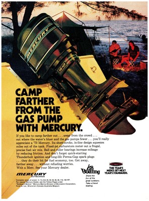 Advertisements - Outboard Motors Original Print