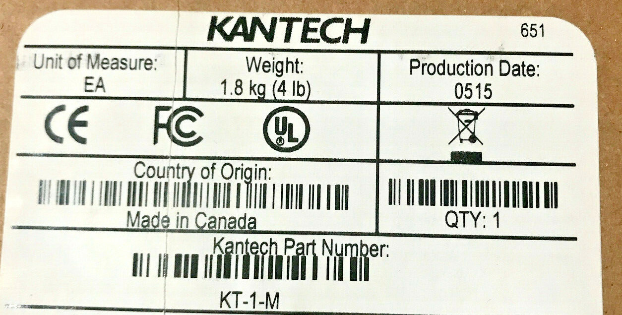 KT-1-M CABINET ENCLOSURE FOR TYCO DSC HILLS KANTECH KT1 PCB ONE DOOR ...