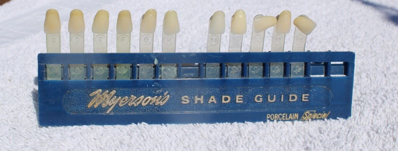 Meyerson Shade Guide / Porcelain Special | eBay