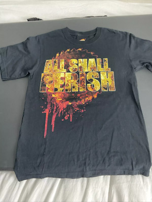 All Shall Perish Band Gift For Fan Black Cotton T Shirt Full Size S-5XL ...