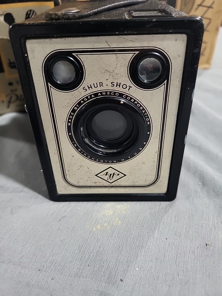 Vintage Agfa Ansco B-2 Shur Shot Box Camera | eBay