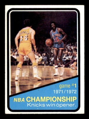 1972 Topps Basketball #154 NBA Playoffs Game #1 VG/EX *e1 | eBay