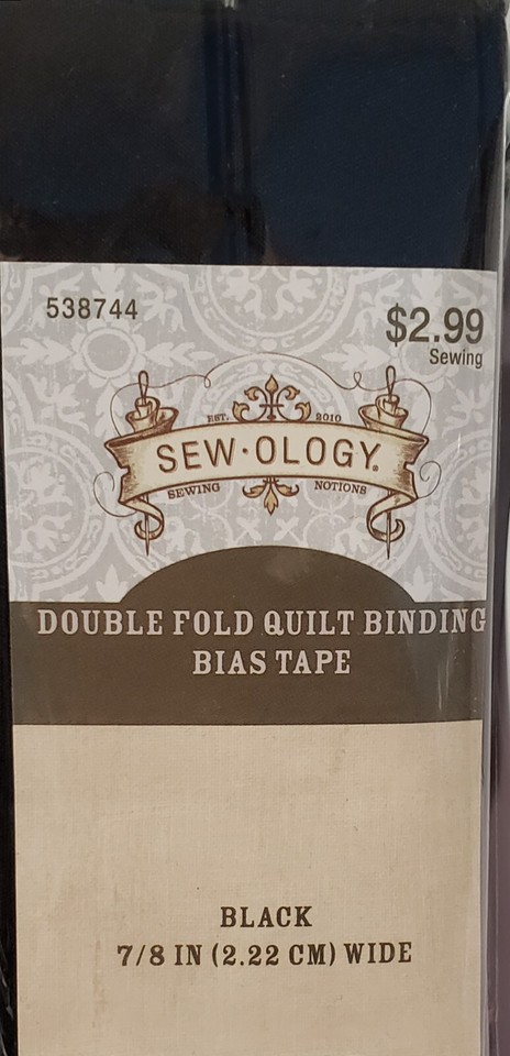SEW-OLOGY DOUBLE FOLD BIAS TAPE - 7/8 INCH - 3 YRDS - SHIP DISCOUNT ...