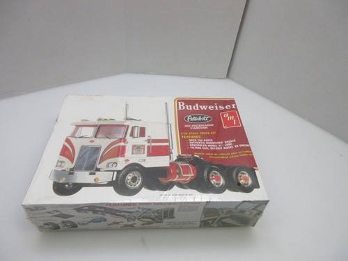 AMT Budweiser Peterbilt 352 Cabover Vintage Model Kit 1:25 Scale sealed ...