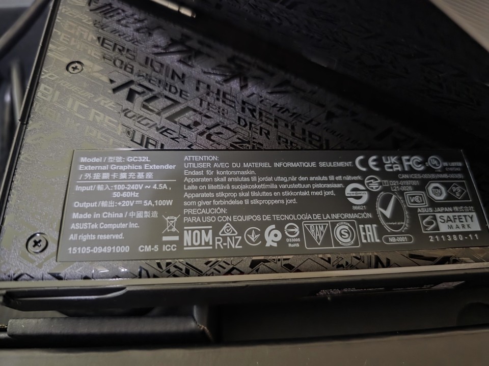 ASUS ROG XG Mobile RX 6850M XT External GPU Adapter | eBay