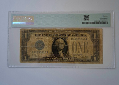 1928A $1 SILVER CERTIFICATE Note PMG 12 rare inverted back error | eBay