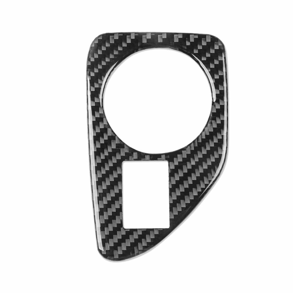 Real Carbon Fiber Console 4WD Switch Knob Panel Cover For Jeep Compass ...