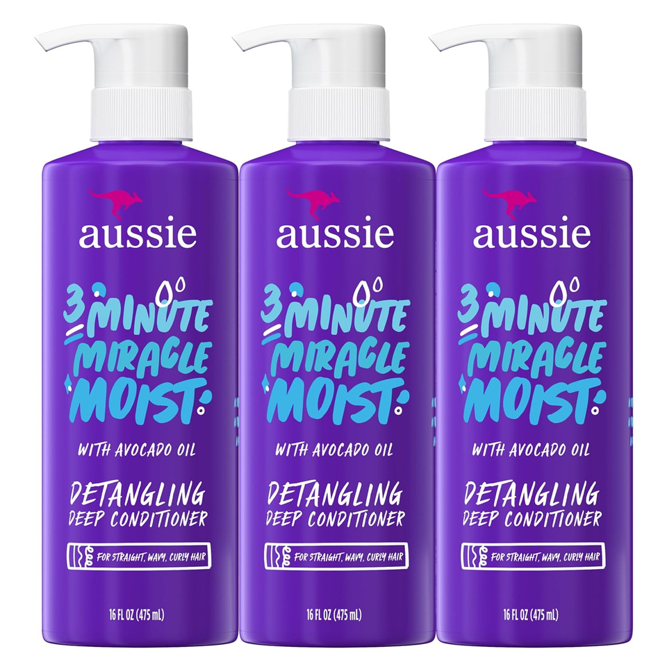 3 Minute Miracle Moist Deep Conditioner for Dry Hair, Avocado & Jojoba ...