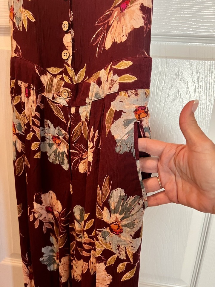 Patrons Of Peace Juniors Jumpsuit Maroon New With Tag 700420054293| eBay