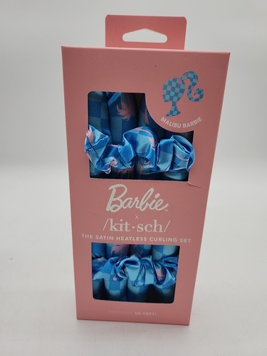 Kitsch X Barbie Satin Heatless Curling Set Barbiecon Viral Malibu ...