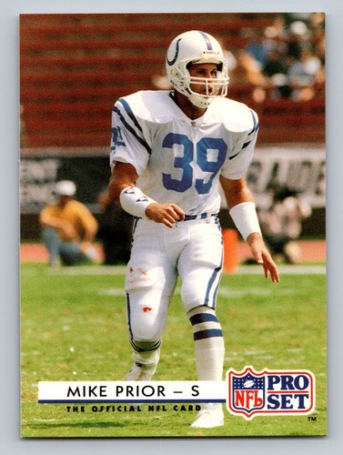 1992 Pro Set #195 Mike Prior Indianapolis Colts | eBay