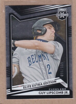 Guy Lipscomb Jr. 2022 Elite Extra Edition #151 /999 Cleveland Guardians ...