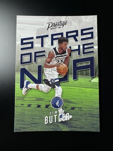2017-18 Prestige Stars of the NBA #8 Jimmy Butler Minnesota ...