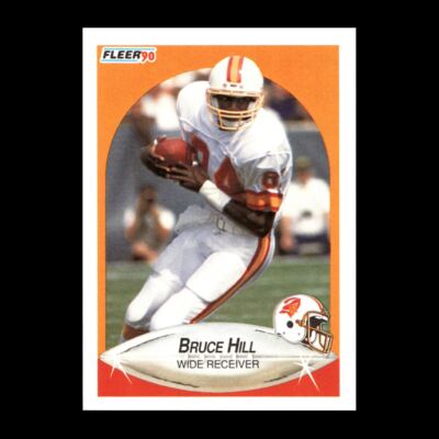 Bruce Hill 1990 Fleer Tampa Bay Buccaneers #348 R325D 50 | eBay