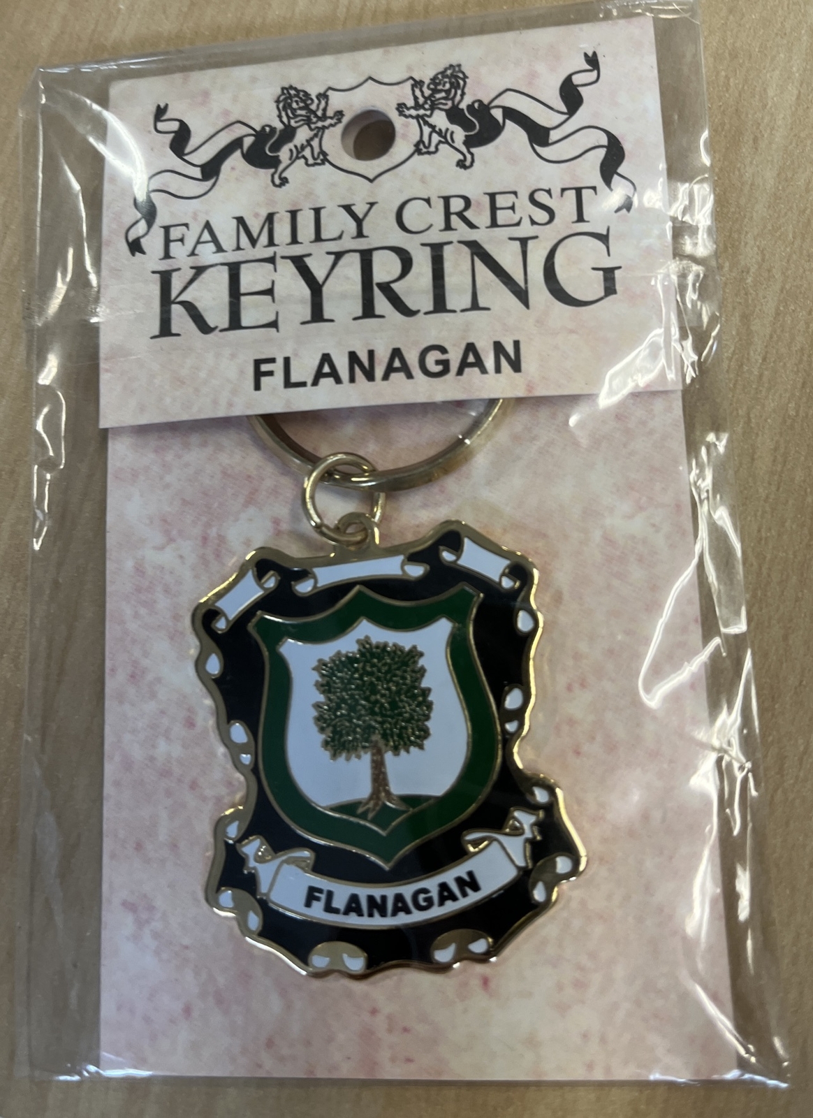 FLANAGAN Family Crest Coat of Arms Keyring Keychain | eBay