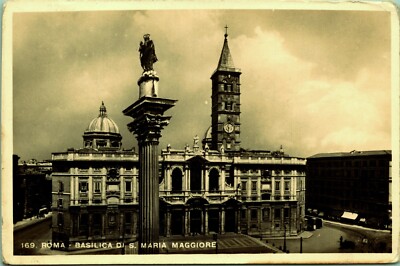 RPPC Basilica of S Maria Major Rome Italy Real Photo Postcard | eBay