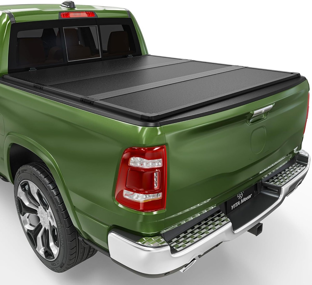 Dodge Pickup Bed Covers Hard RVNI Hard Tri Fold Truck Bed Tonneau