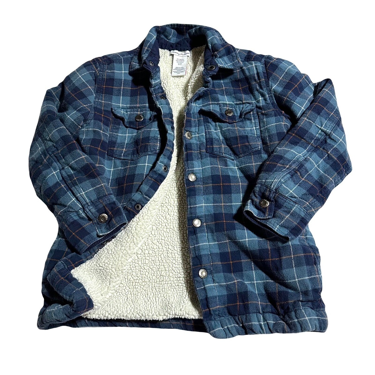 Boys Sherpa Lined Flannel Shirt Jacket Amazon.com: ZENTHACE Boys