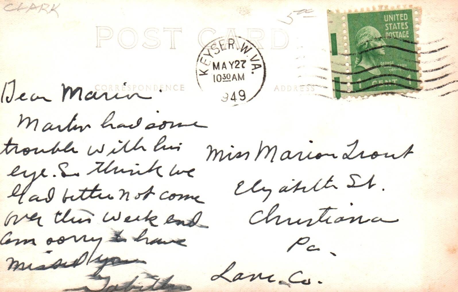 Seneca Rocks Mouth of Seneca W. Va. Smoke Hole Caverns RPPC Vintage ...