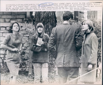 1966 Valeria Percy Family Outside Home Morning of Murder Kenilworth ...