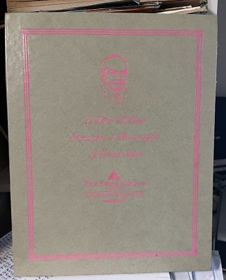 1990 Friends of Auguste Escoffier dinner menu Chicago Swiss Grand ...