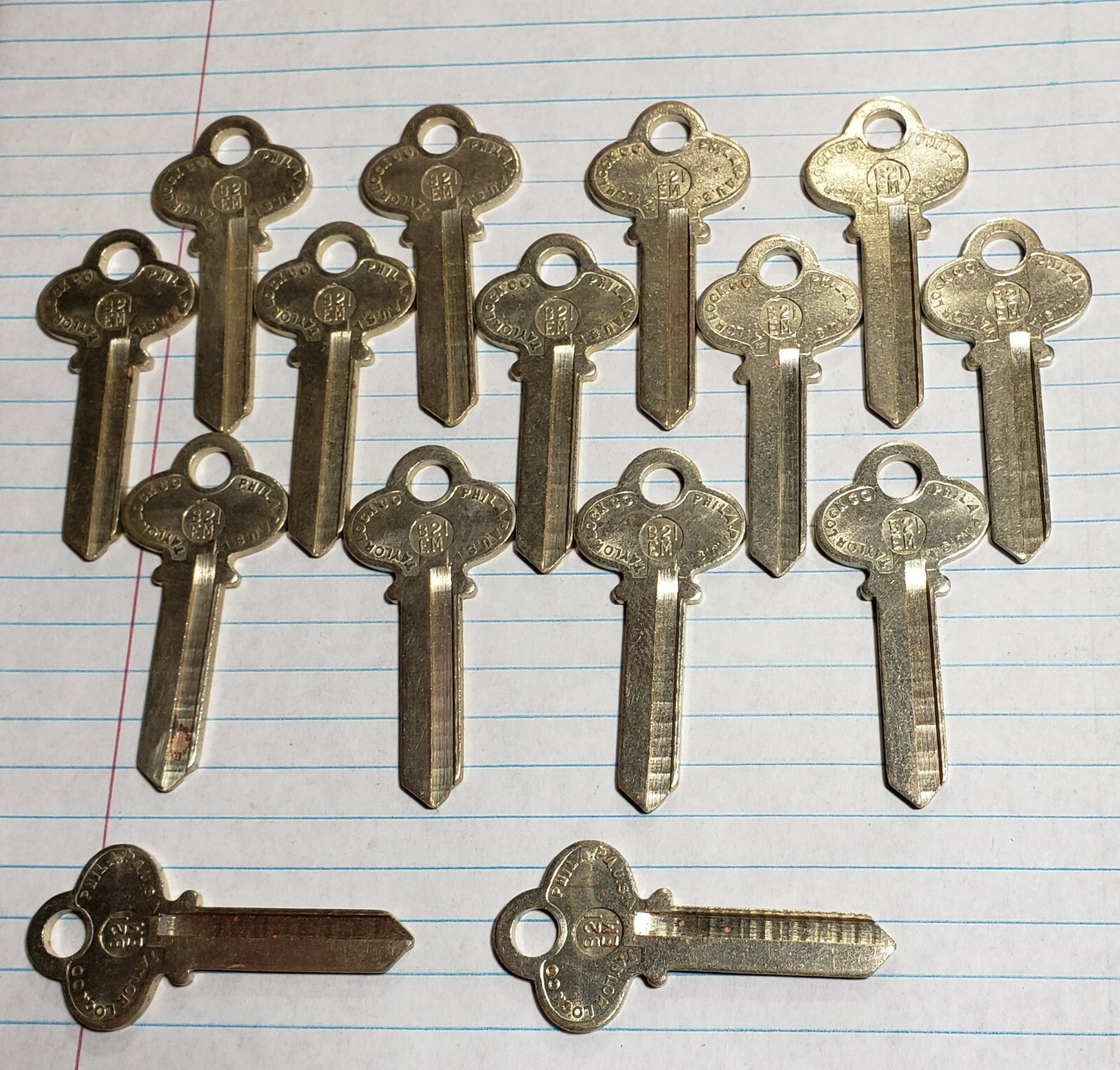 B21EM Taylor Key Blanks 15x | eBay