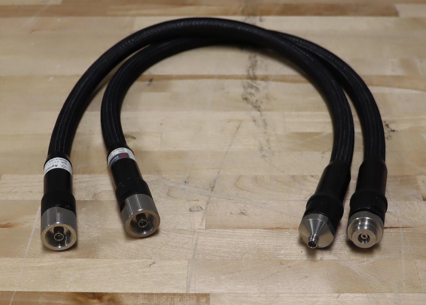 Keysight N4697F VNA Flexible Test Port Cable Set 1.85mm DC-67GHz GOOD 2 ...