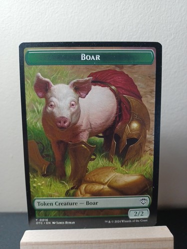 Boar/Manifest Token [LP] - Outlaws of Thunder Junction Commander - MTG ...
