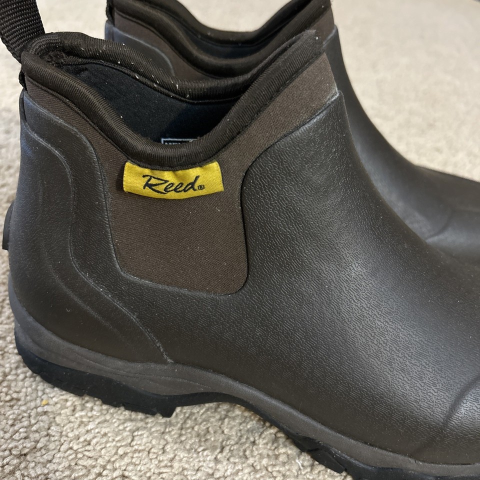 Reed Men's 12 Kent Super Tough Romeo Slip-On Neoprene Boots Brown | eBay