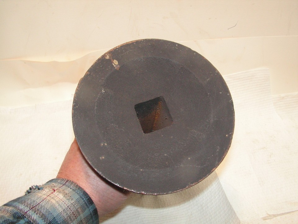 Antique Cast Iron SPOOL Large Boat Dock Tie Down Cleat Marine ...
