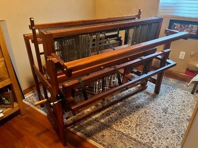 Loomcraft 45" Floor Loom - Solid Walnut | eBay