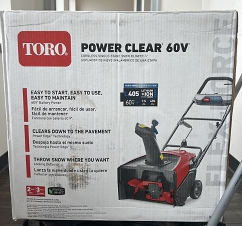 NEW Toro 39901 60V Cordless Electric Snow Blower 21038399010| eBay