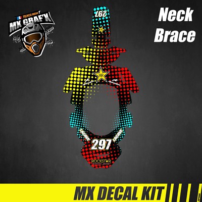 Kit Déco / Decal Kit Neck Brace - Dot | eBay