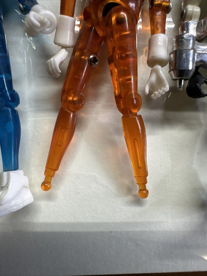vintage mego micronauts Galactic Warrior Time Traveler Clear Diecast ...