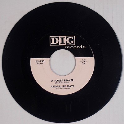 ARTHUR LEE MAYE: A Fools Prayer / Whispering Wind USA DIG 70s RE 45 NM ...