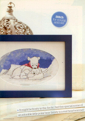 Polar Family Cross Stitch Magazine Pattern - Adam Pescott - Arctic ...