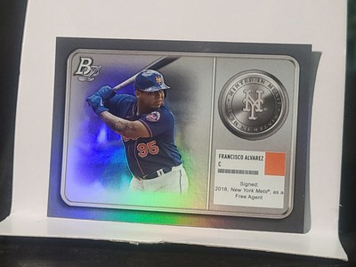 2022 Bowman Platinum Francisco Alvarez Minted in Merit Insert No. MM-12 ...