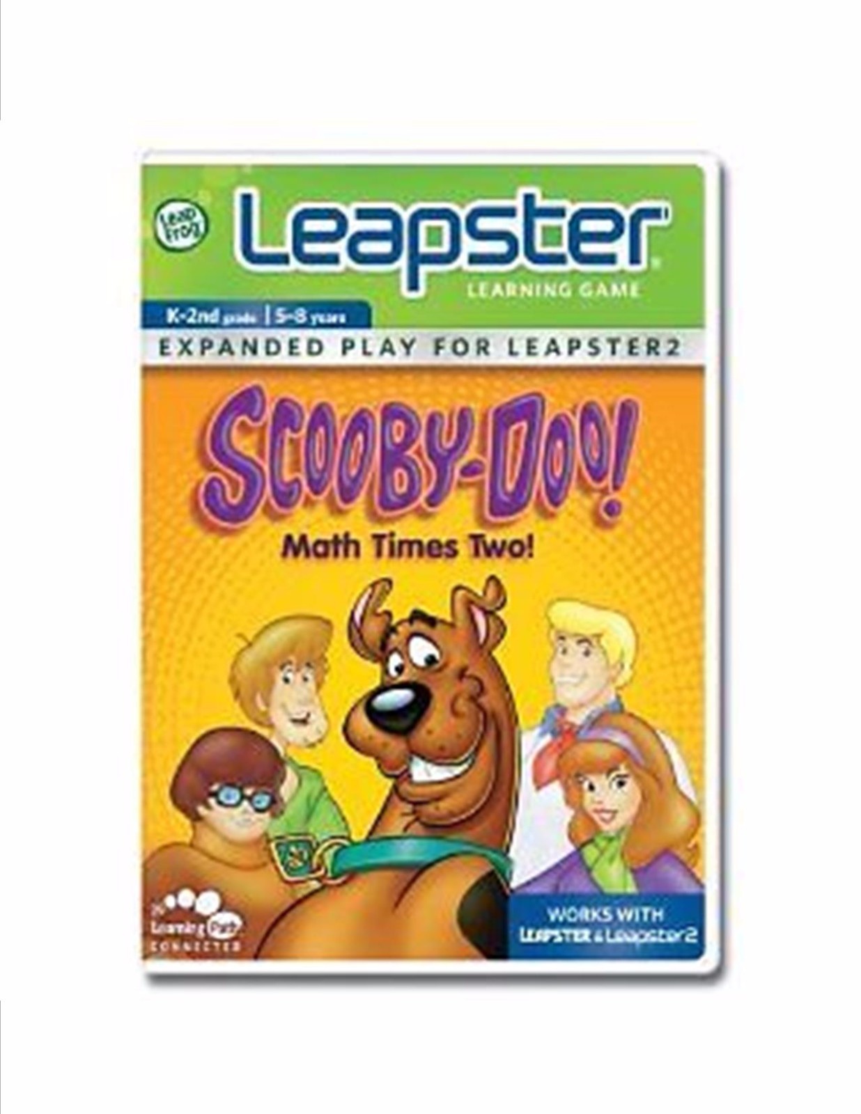 leapster or Leapster 2 Scooby Doo Math Times Two K-2nd grade 5-8 years ...