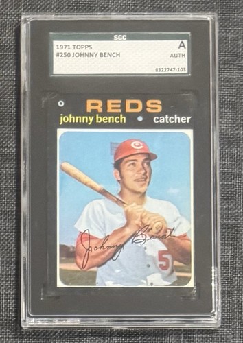 Johnny Bench 1971 Topps Baseball - Graded Card - Reds HOF | eBay