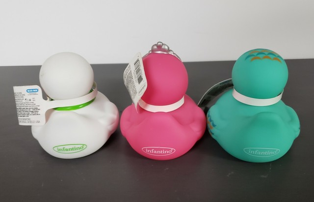 Infantino Fun Time Rubber Duck Yellow Ducky Duckie Bath Tub Baby Shower ...