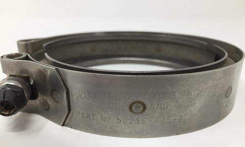 Voss Industries 5221E-425-Z V-Retainer Coupling Clamp | eBay