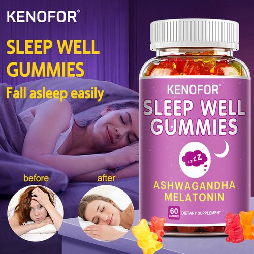 Sleep Well Gummies, Fall Asleep Fast and Stay Asleep, Sleeping Aid ...