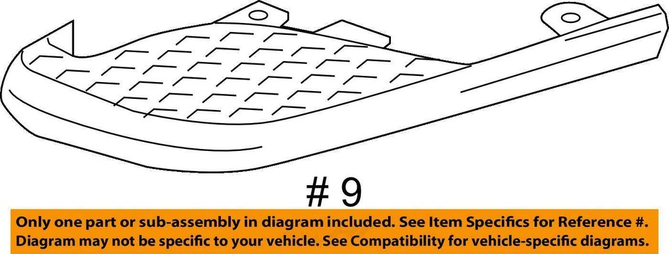 2015-2022 GMC Canyon Colorado Rear Bumper Corner Pad GM OEM 22900984 | Left