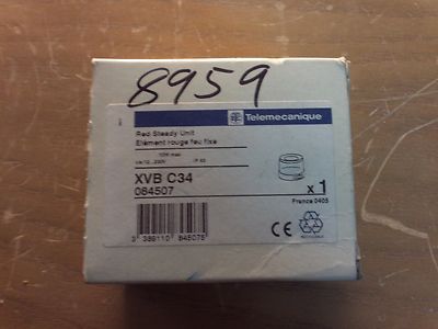 Telemecanique XVB C34 Red Steady Unit #1J-1209-E7 | eBay