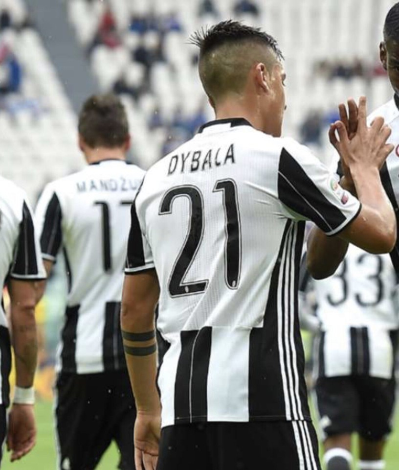 Juventus DYBALA #21 name print and number 2016/17 home or away CHOOSE ...