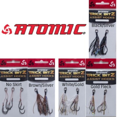 Atomic Trick Bitz Assist Fishing Hooks Size 1 - Choose Colour BRAND NEW @ eBay F | eBay Australia